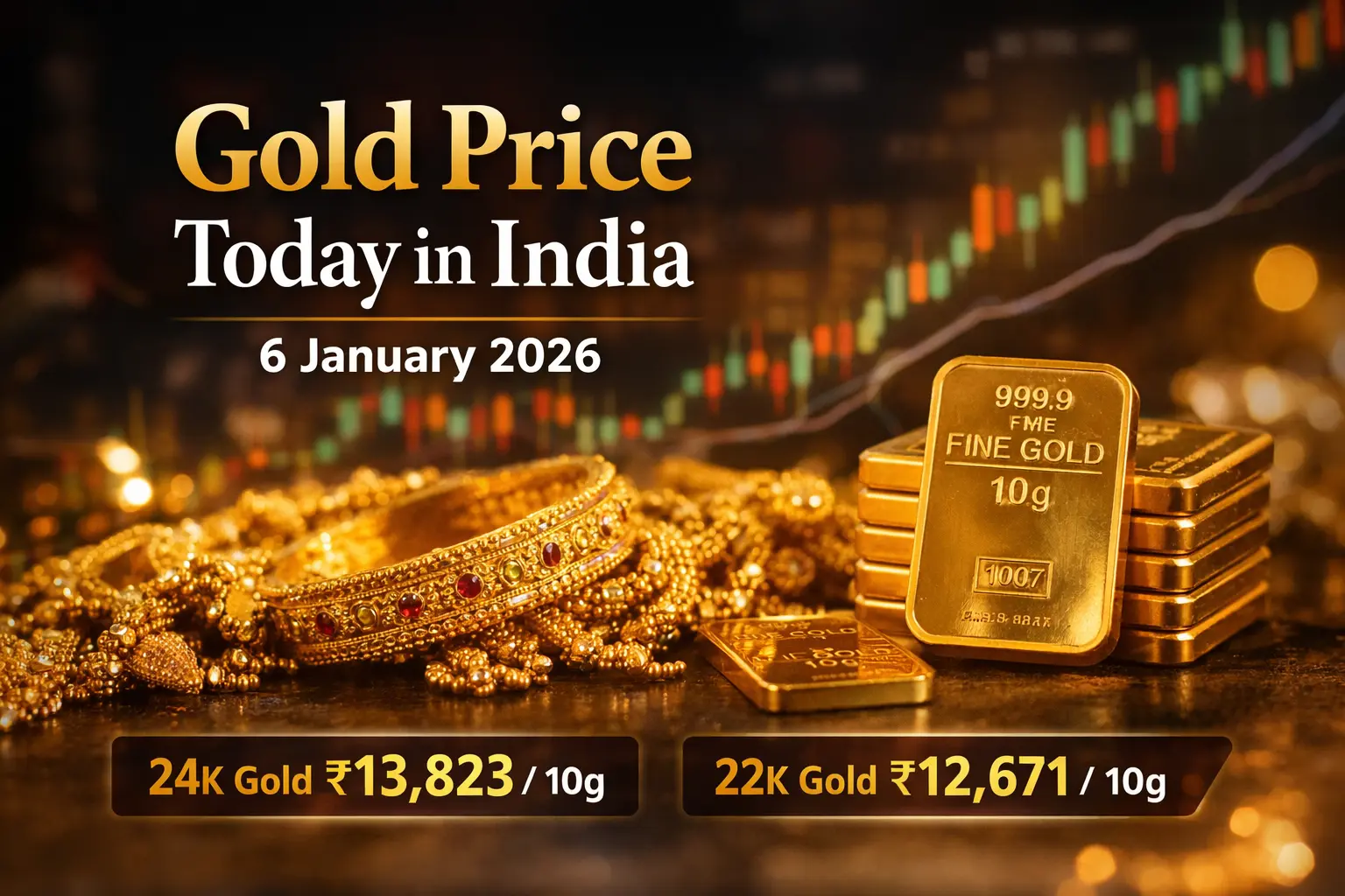 Gold Price Today in India (6 January 2026)